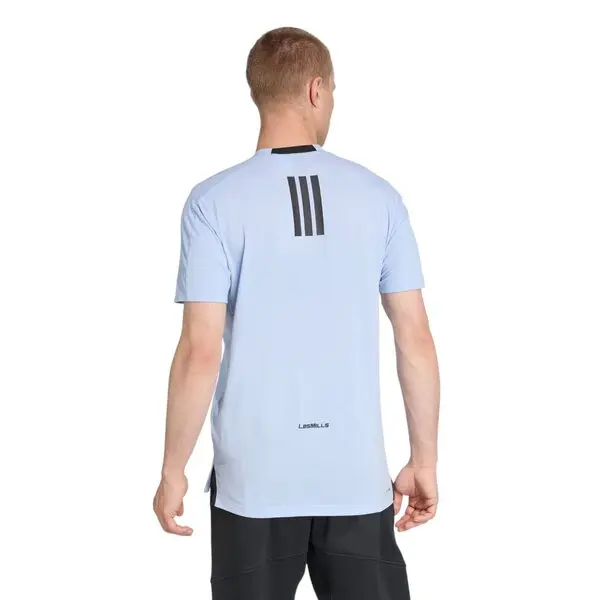 Adidas X Les Mills Graphic Short Sleeve T-shirt - Glow Blue