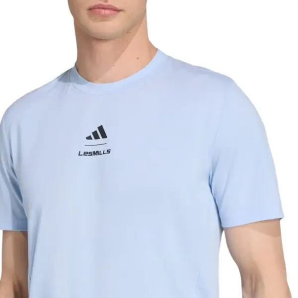 Adidas X Les Mills Graphic Short Sleeve T-shirt - Glow Blue