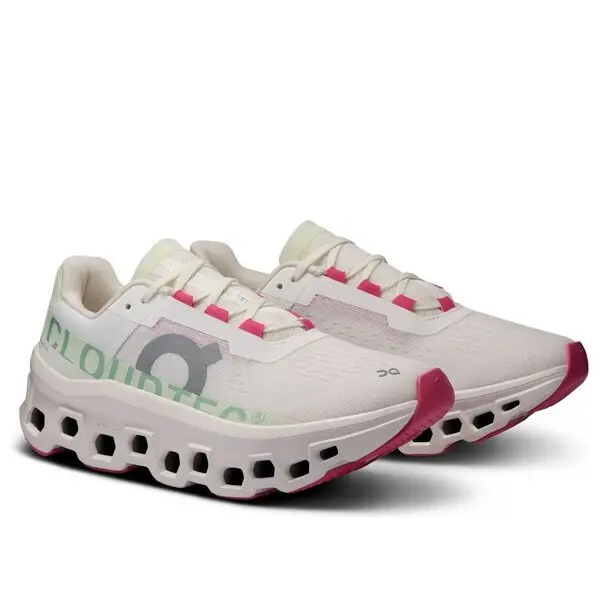 On Cloudmonster Sneakers - White/lima