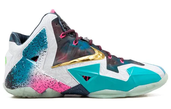 Nike Lebron Premium 'what The Lebron' Basketball Sneakers - Black/silver/silverblue