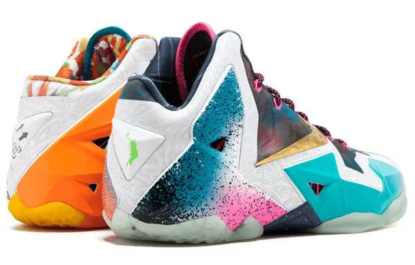 Nike Lebron Premium 'what The Lebron' Basketball Sneakers - Black/silver/silverblue