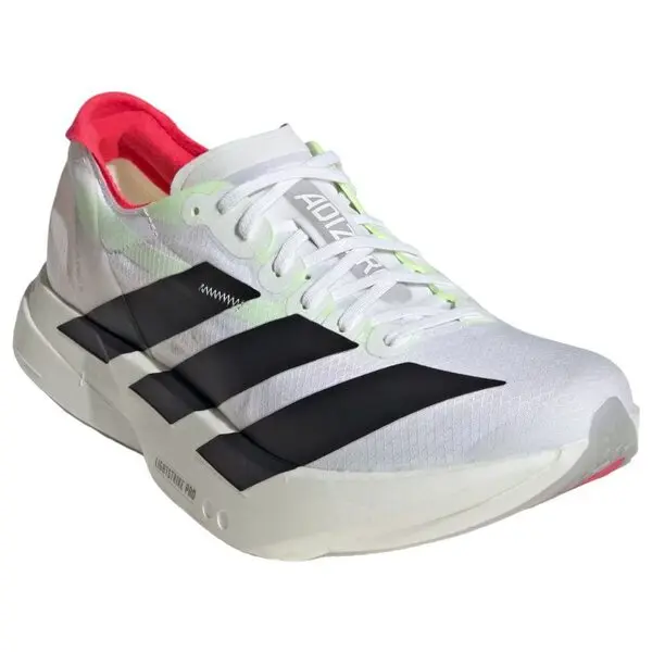 Adidas Adizero Adios Pro 4 Athletic Sneakers - Cloud White/core Black/silver Metallic
