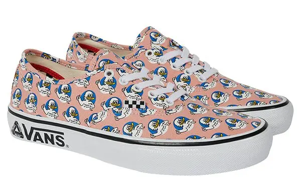 VANS Skate Authentic 'jeremy The Duck' Sneakers - Pink