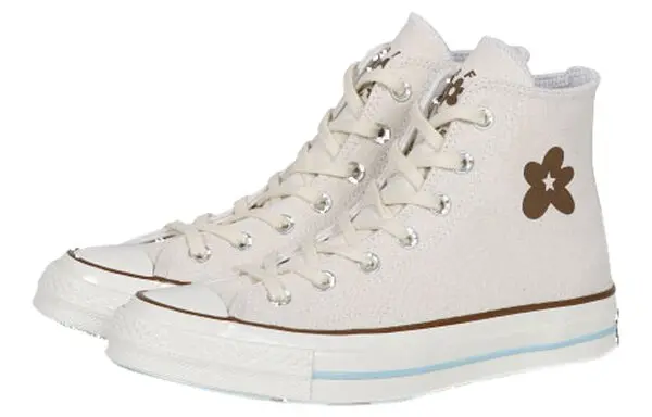 CONVERSE X Golf Le Fleur Chuck 70 Hi 'parchment Canvas - White