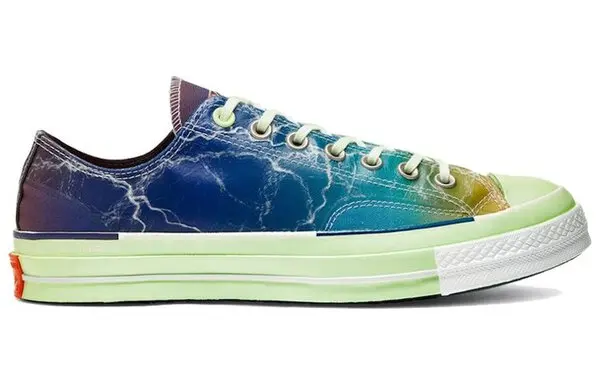 CONVERSE Pigalle X Chuck 70 Low "lightning Storm - Multi/black/egret