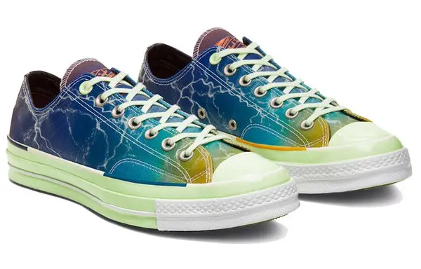 CONVERSE Pigalle X Chuck 70 Low "lightning Storm - Multi/black/egret
