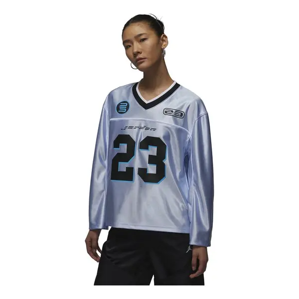 JORDAN Long Sleeve Jersey - Hydrogen Blue