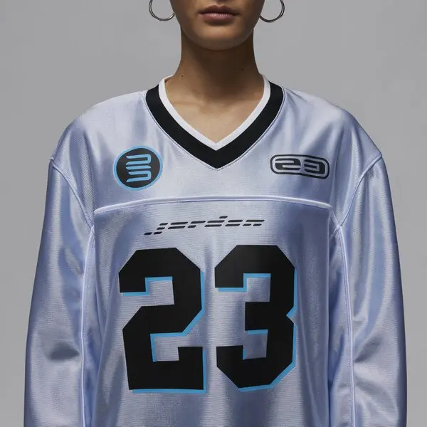 JORDAN Long Sleeve Jersey - Hydrogen Blue