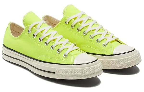 CONVERSE Chuck 70 Vintage Canvas Low Top Sneakers - Yellow