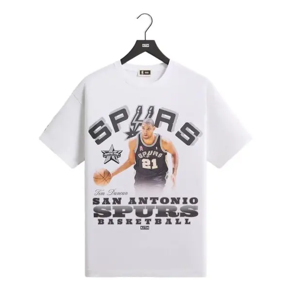 Kith For Nba All-star San Antonio Spurs Tim Duncan Vintage T-shirt - White