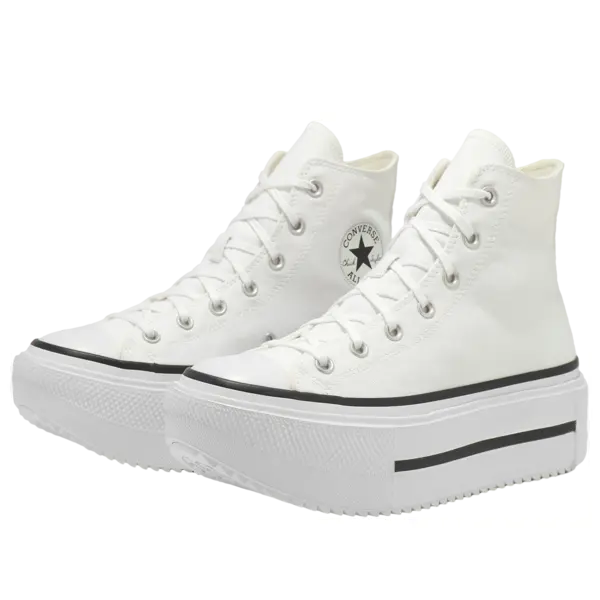 CONVERSE Chuck Taylor All Star Lift Double Stack Hi - White/black