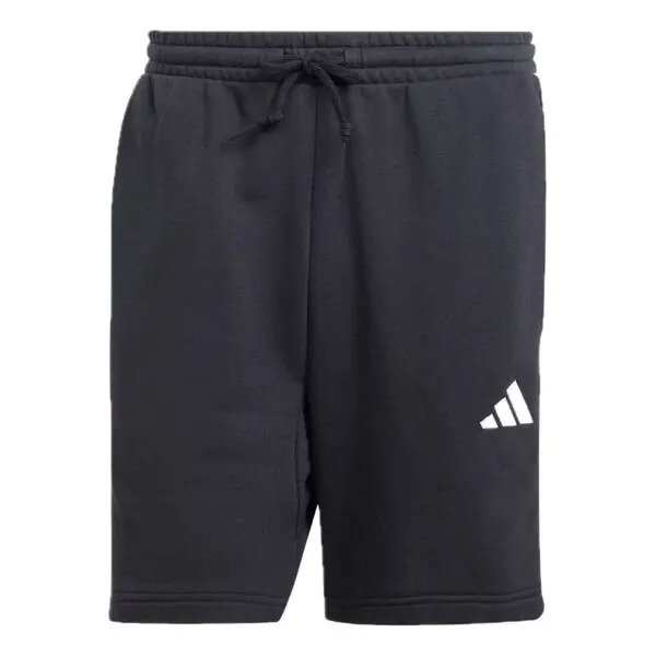 Adidas Essential 3-stripes French Terry Shorts - Black/white