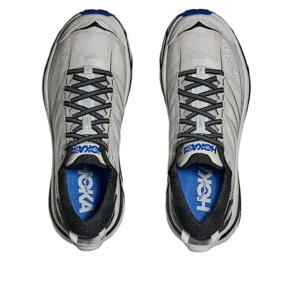 Hoka One One Mafate Speed 2 Athletic Sneakers - White/cobalt Blue