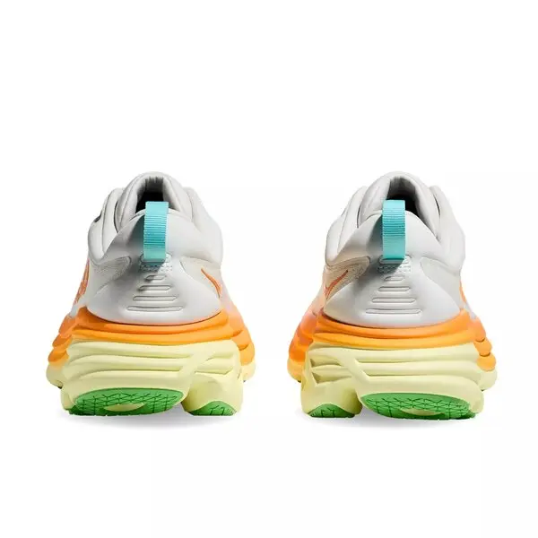 Hoka One One Bondi 8 Sneakers - White/orange