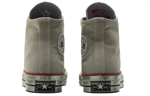 CONVERSE Chuck Taylor All Star 1970s Canvas High Top Sneakers - Grey/red