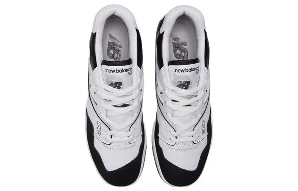 NEW BALANCE 550 "white Black" Low Top Sneakers - White/black