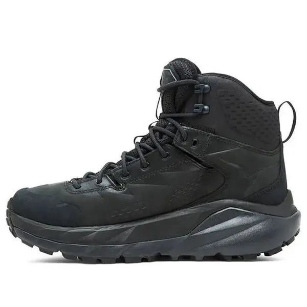 Hoka One One Kaha Gtx High Top Lace-up Boots - Black