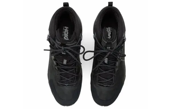 Hoka One One Kaha Gtx High Top Lace-up Boots - Black