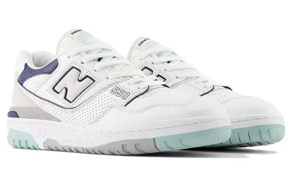 NEW BALANCE 550 "white Winter Fog" Sneakers - White/winter Fog/navy