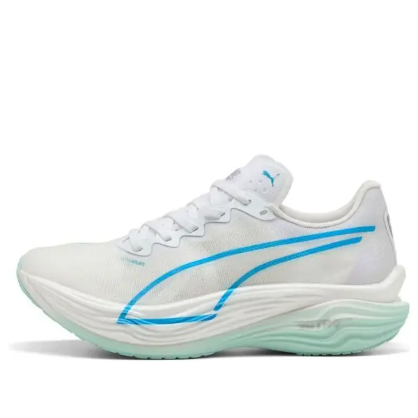PUMA Deviate Nitro 3 Athletic Sneakers - White/blue