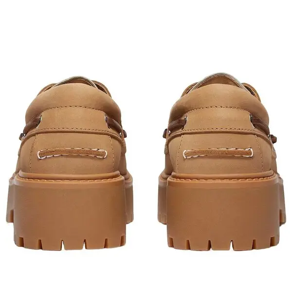 Timberland Stone Street Boat Platform Shoes - Beige Leopard