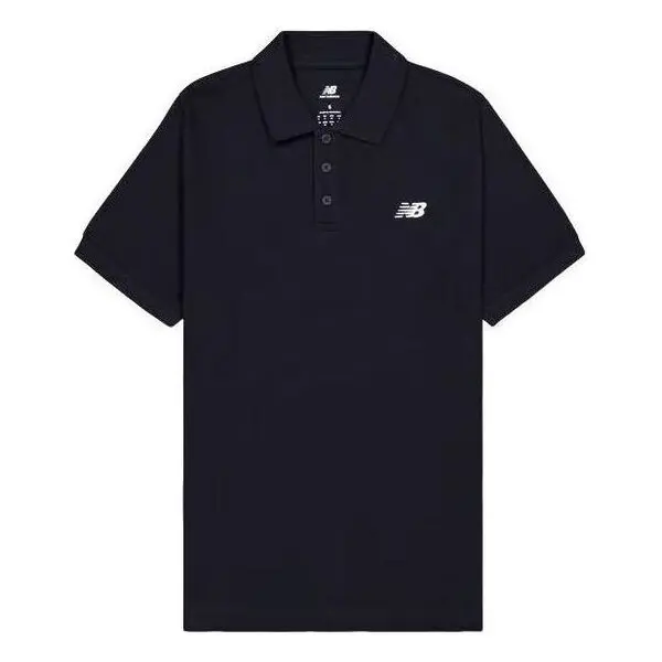 NEW BALANCE Sport Essentials Polo Shirt Asia Sizing - Black