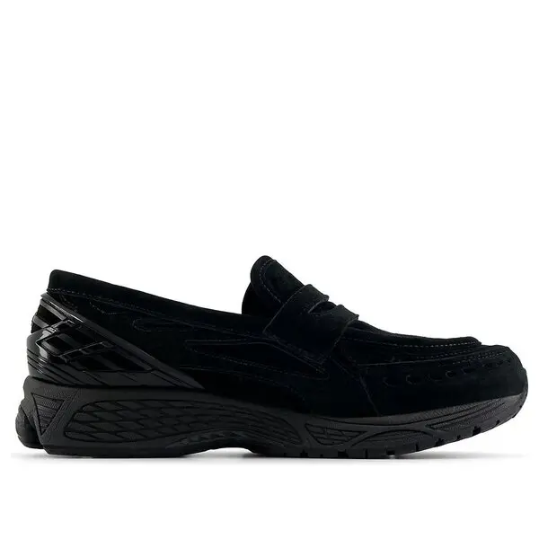 NEW BALANCE 1906l Suede Loafer Sneakers - Black/black