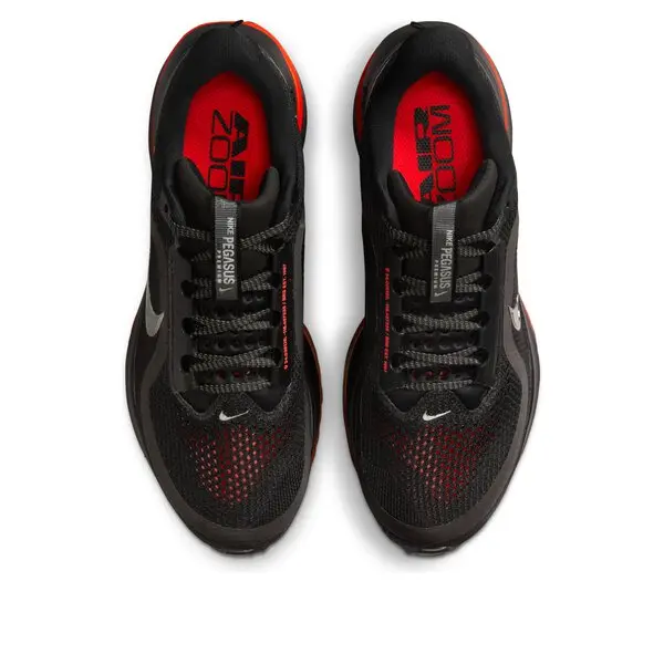 Nike Zoom Pegasus Premium Athletic Sneakers - Black/bright Crimson/metallic Silver