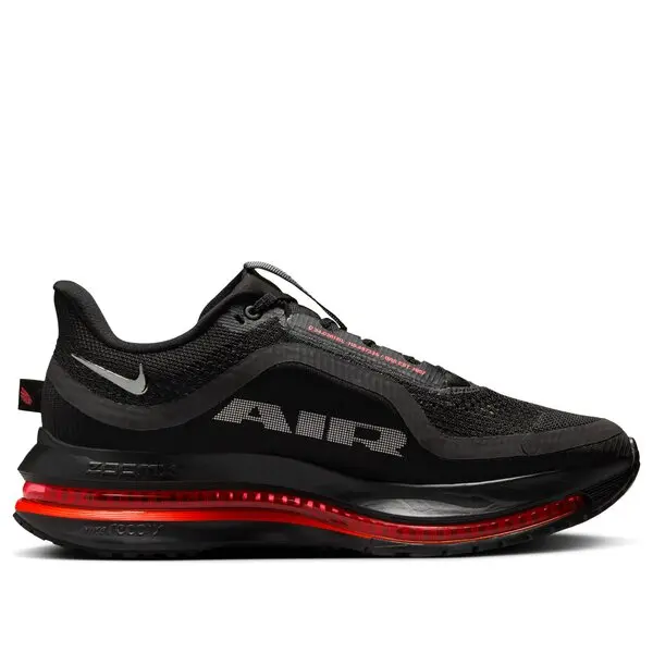 Nike Zoom Pegasus Premium Athletic Sneakers - Black/bright Crimson/metallic Silver