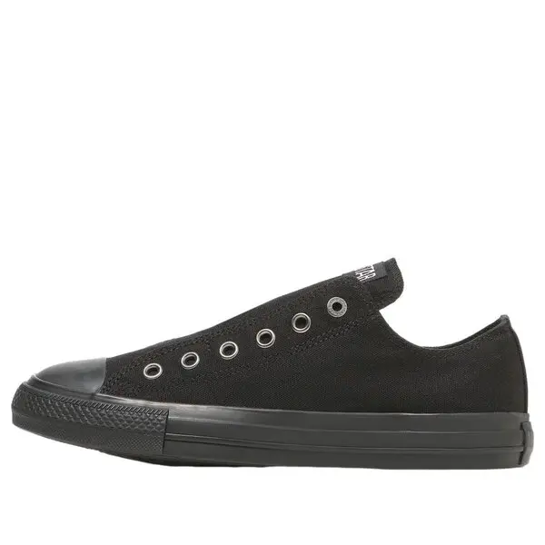 CONVERSE Chuck Taylor All Star Squaretoe Slip N Ox Sneakers - Black Monochrome