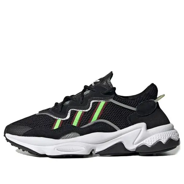 Adidas Ozweego "solar Green" Sneakers - Black