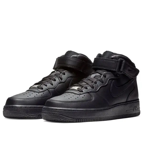 Nike Force 1 Mid '07 Sneakers - Black
