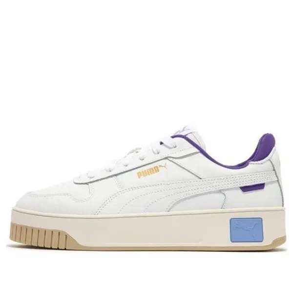 PUMA Carina Street Low Top Sneakers - White/purple