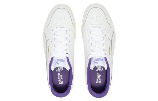 PUMA Carina Street Low Top Sneakers - White/purple