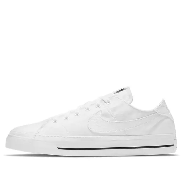 Nike Court Legacy Canvas Low Top Sneakers - White