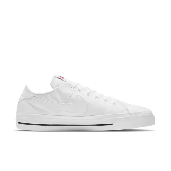 Nike Court Legacy Canvas Low Top Sneakers - White