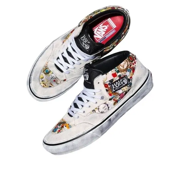 VANS X Supreme X Mike Kelley Half Cab Sneakers