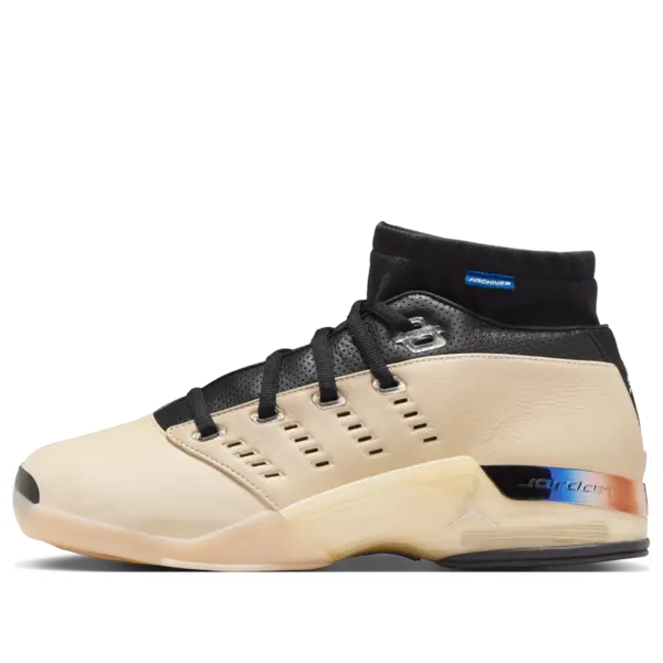 JORDAN Air 17 Low "infinite Archives - Beach/metallic Silver/black