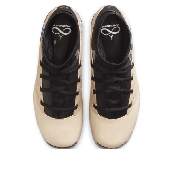 JORDAN Air 17 Low "infinite Archives - Beach/metallic Silver/black