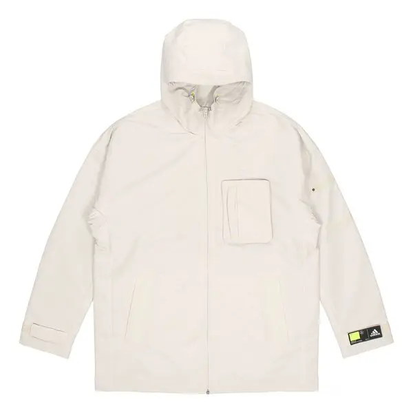 Adidas Hooded Track Jacket - Brown