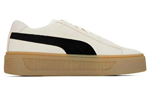 PUMA Smash Platform V3 Sd Sneakers - Cream/brown
