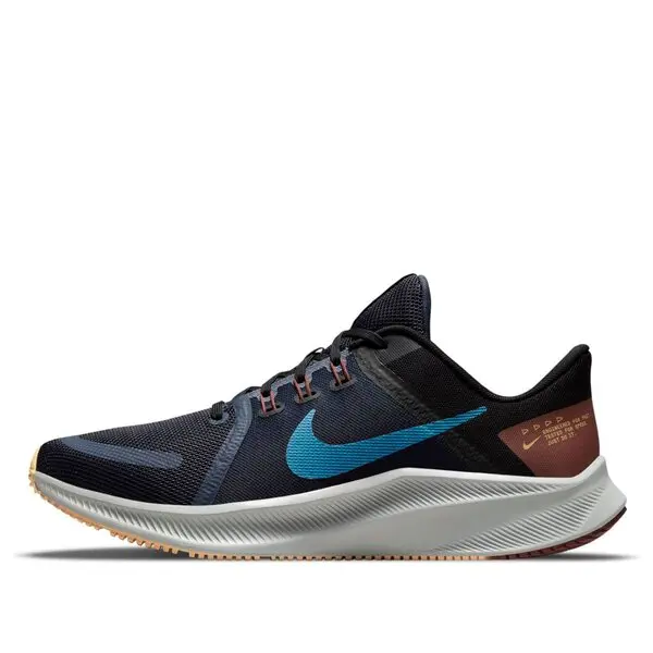 Nike Quest 4 Low Top Sneakers - Black/blue