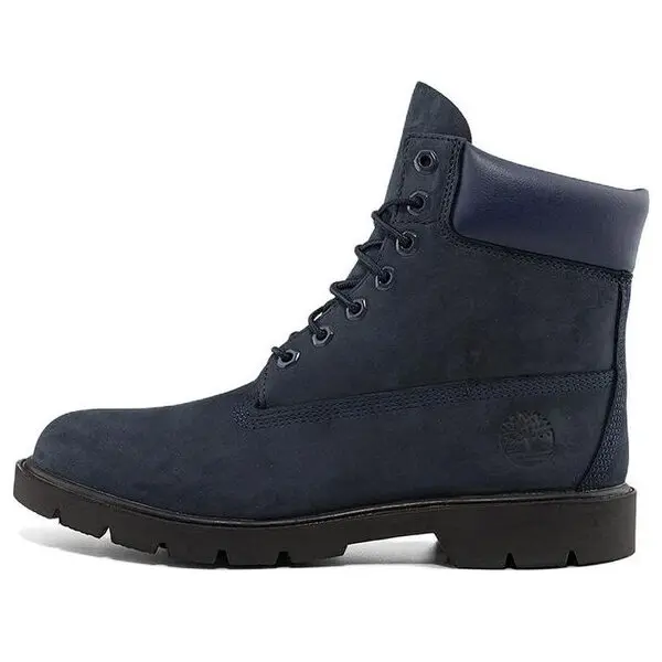 Timberland Classic 6 Inch Waterproof Lace Up Boots - Navy/black