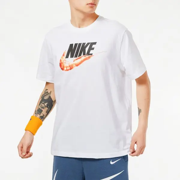 Nike Sportswear 1 Food Shrimp Tee - White
