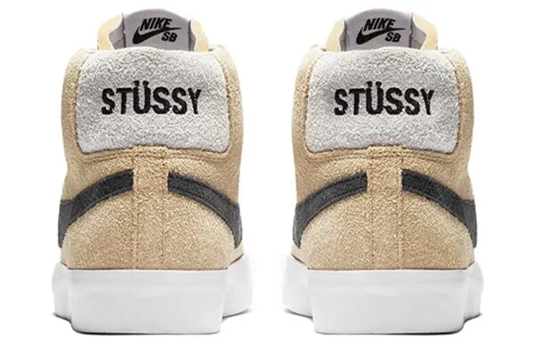 Nike X Stussy Sb Blazer Mid "midwest Gold - Tan
