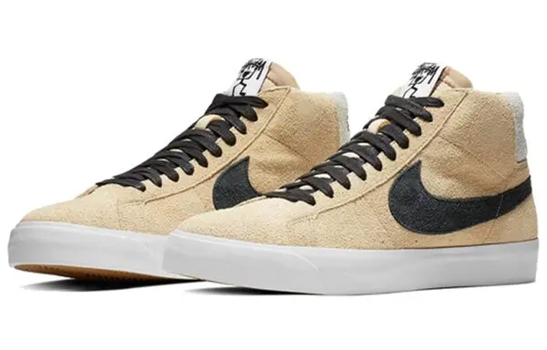 Nike X Stussy Sb Blazer Mid "midwest Gold
