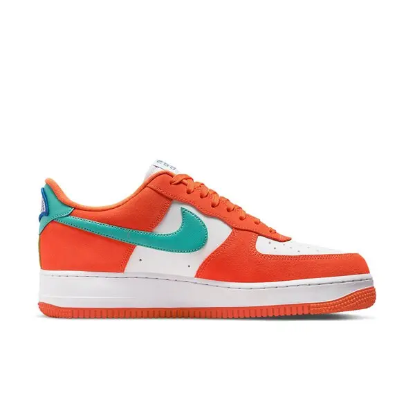 Nike Force 1 '07 Lv8 Athletic Club Rush Orange Washed Teal Sneakers