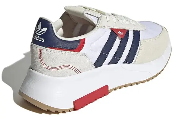 Adidas Retropy F2 Lace Up Sneakers - White/blue