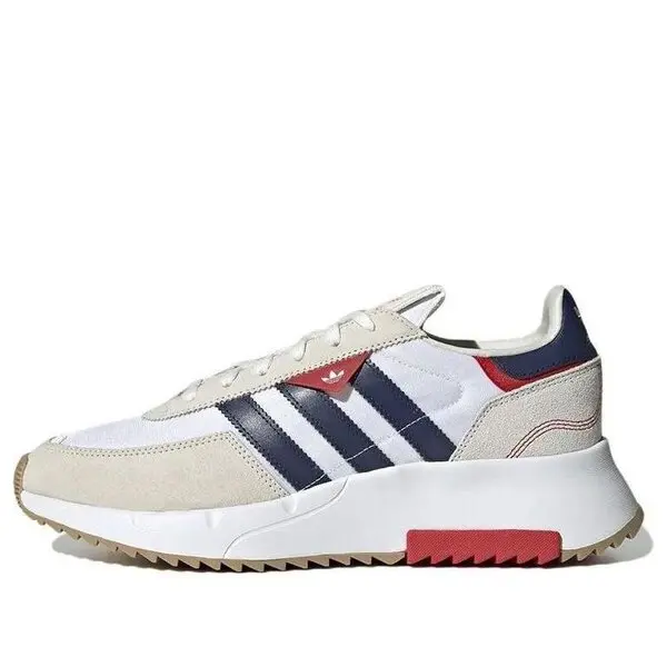 Adidas Retropy F2 Lace Up Sneakers - White/blue