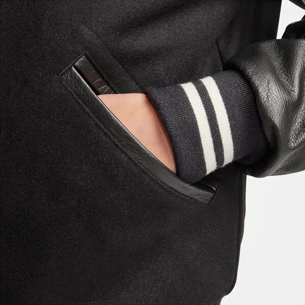 Nike Varsity Jacket - Black/white